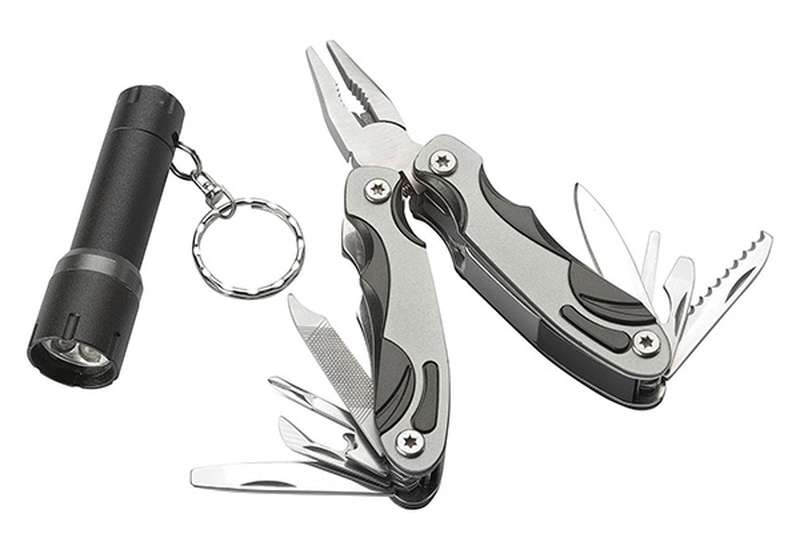 Aluminium Trekk torch with compass - Burswood Trophies